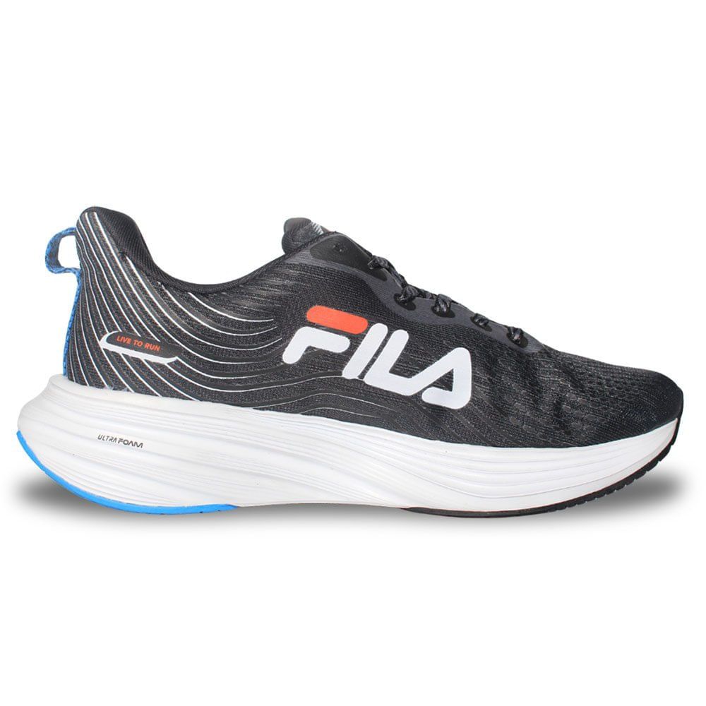 Tênis Masculino Fila Racer Curve 2 Preto - Desempenho - SPORTBRAS